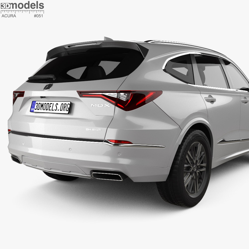 Acura MDX Advance Package 2025 3D model - Download Crossover SUV on ...