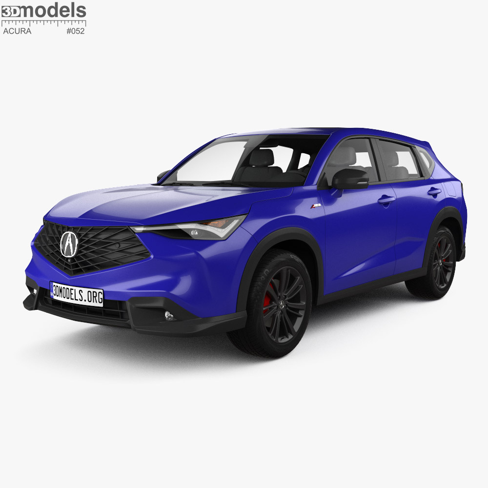 Acura ADX A-Spec Advance Package 2025 3D model - Download Crossover SUV ...