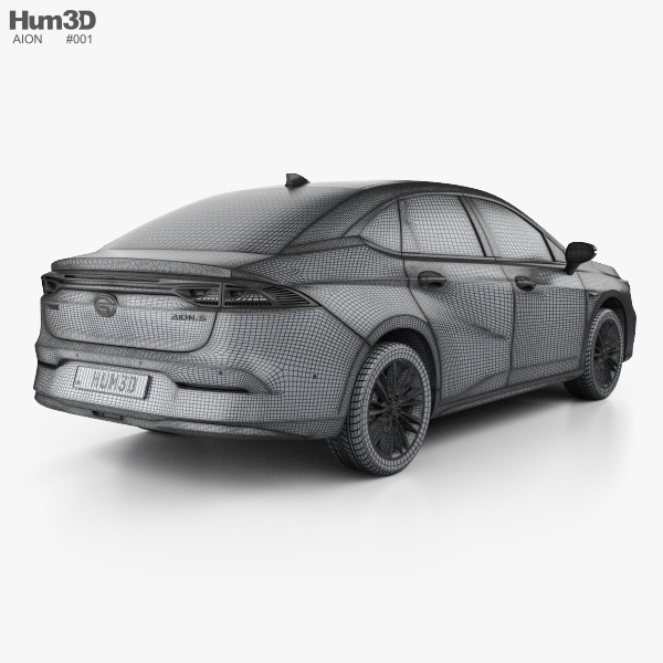 Aion S 2022 3D model - Download Sedan on 3DModels.org