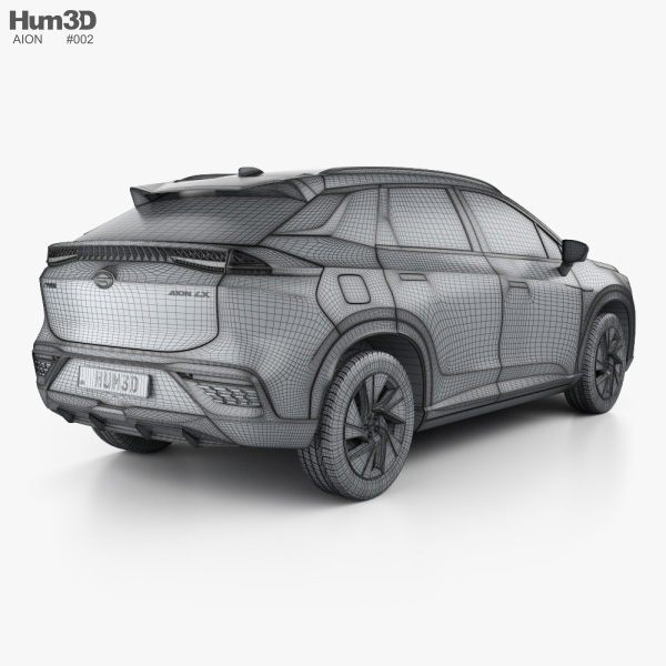 Aion LX 2022 3D model - Download Crossover SUV on 3DModels.org