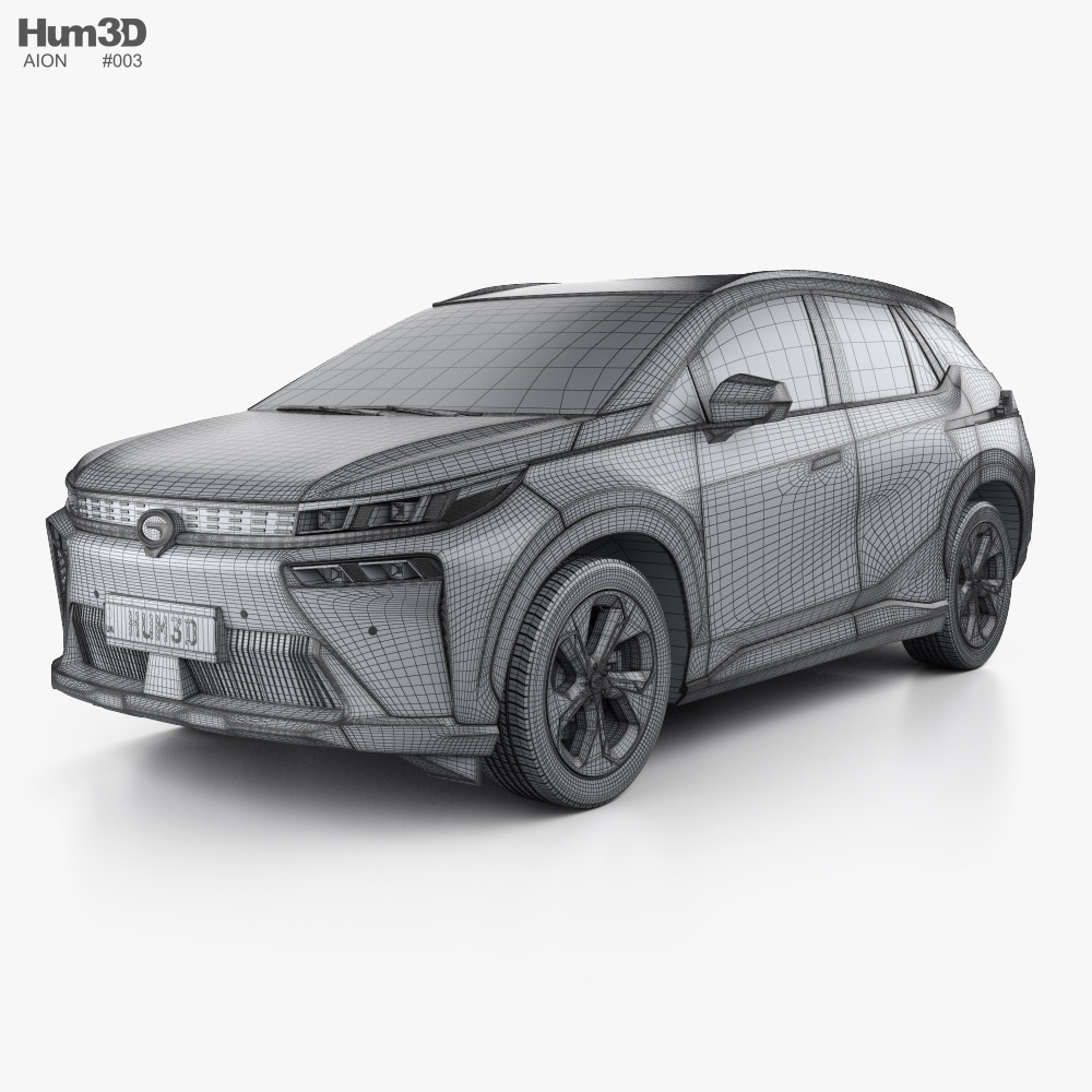Aion V 2022 3D model - Download Crossover SUV on 3DModels.org