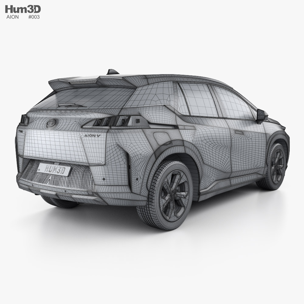 Aion V 2022 3D model - Download Crossover SUV on 3DModels.org
