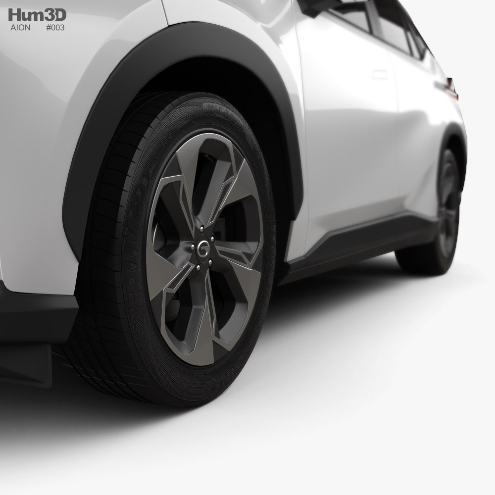 Aion V 2022 3D model - Download Crossover SUV on 3DModels.org
