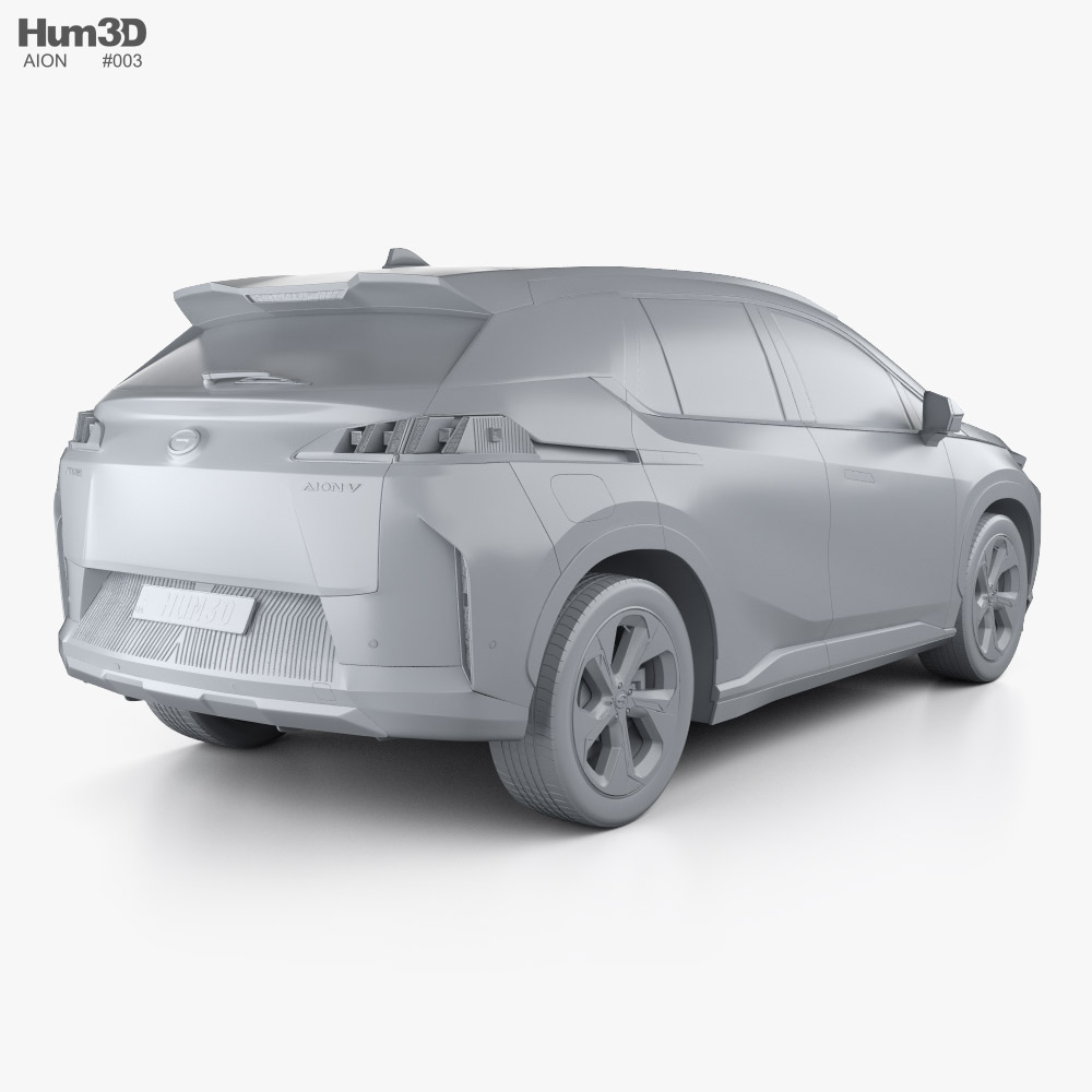 Aion V 2022 3D model - Download Crossover SUV on 3DModels.org