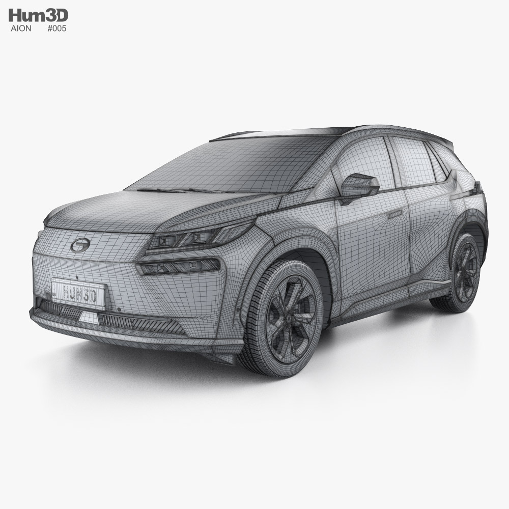 Aion V Plus 2025 3D model - Download Crossover SUV on 3DModels.org