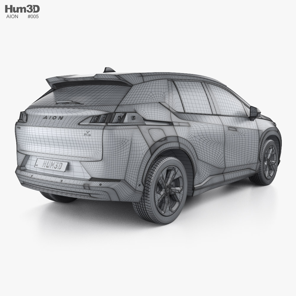 Aion V Plus 2025 3D model - Download Crossover SUV on 3DModels.org