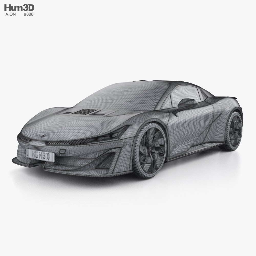 Aion Hyper SSR2 2025 3D model - Download Sports car on 3DModels.org