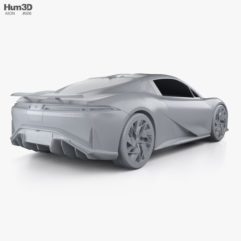 Aion Hyper SSR2 2025 3D model - Download Sports car on 3DModels.org