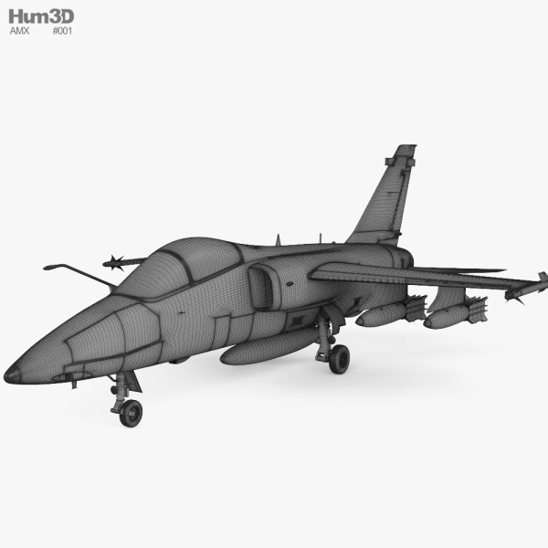 AMX international AMX 3D model - Download Fighter on 3DModels.org