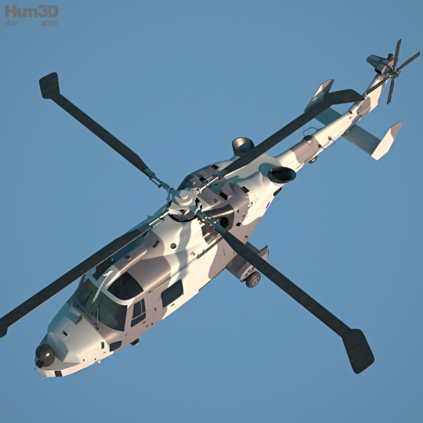 AgustaWestland AW159 Wildcat 3D model - Download Helicopter on 3DModels.org