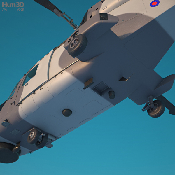 AgustaWestland AW159 Wildcat 3D model - Download Helicopter on 3DModels.org
