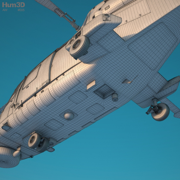 AgustaWestland AW159 Wildcat 3D model - Download Helicopter on 3DModels.org
