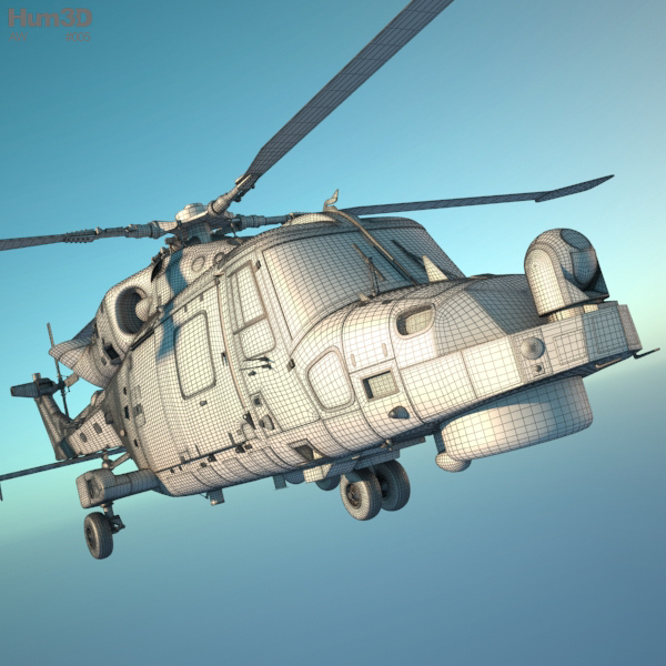AgustaWestland AW159 Wildcat 3D model - Download Helicopter on 3DModels.org