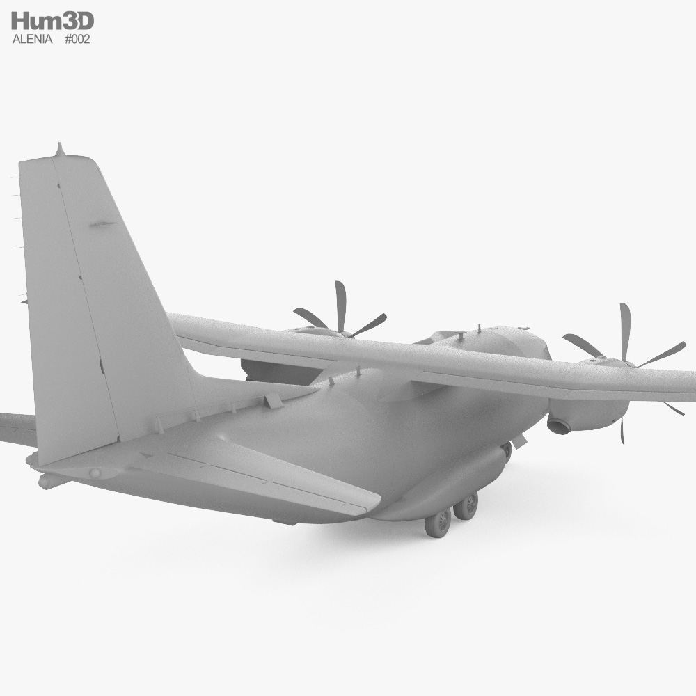 Alenia C 27 Spartan 3D model - Download Transport on 3DModels.org