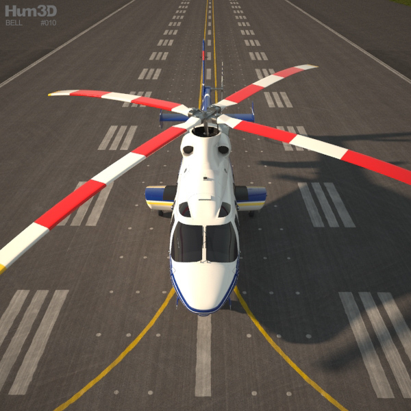 Bell 430 3D model - Download Helicopter on 3DModels.org