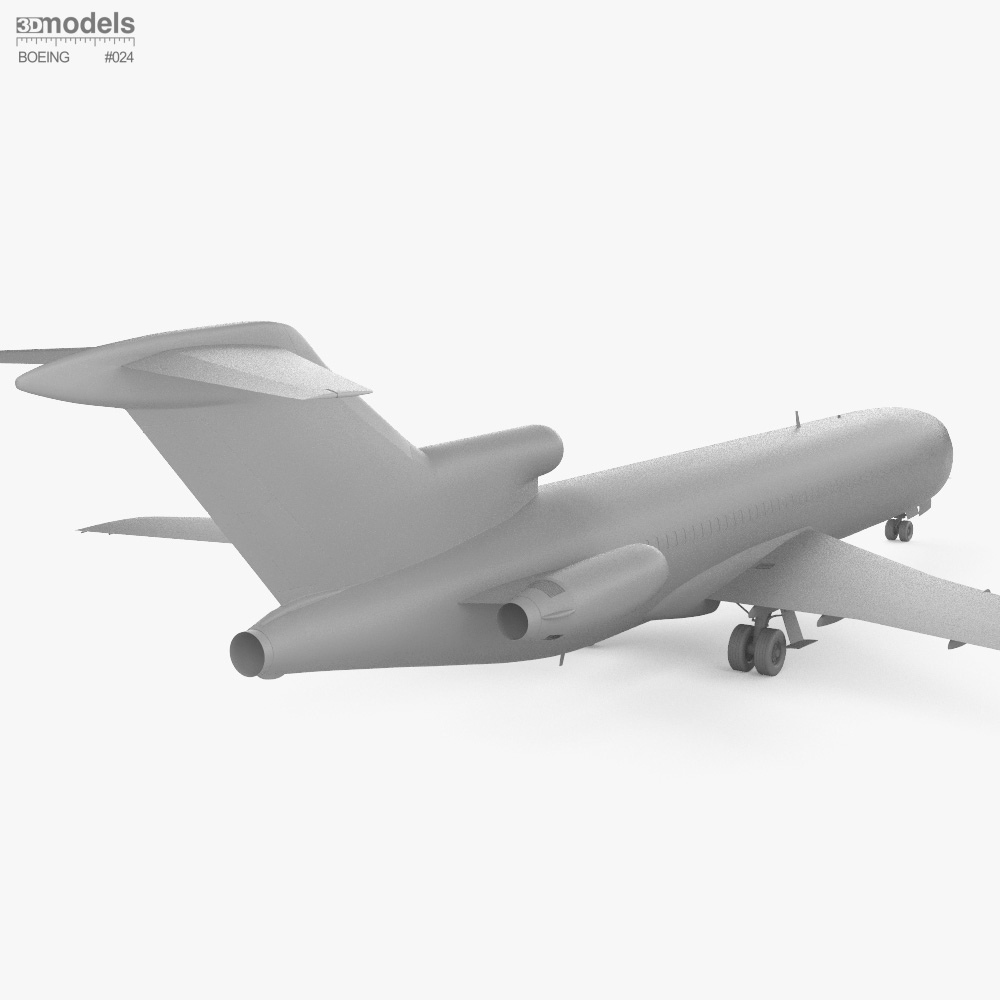 Boeing 727 3D model - Download Airliner on 3DModels.org