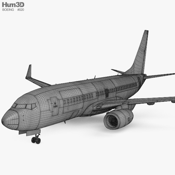 Boeing 737-700C 3D 모델 - 다운로드 여객기 on 3DModels.org