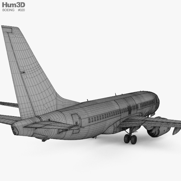 Boeing 737-700C 3D 모델 - 다운로드 여객기 on 3DModels.org