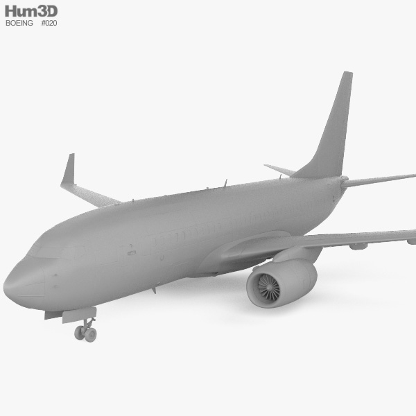 Boeing 737-700C 3D model - Download Airliner on 3DModels.org