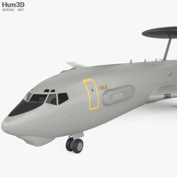 Boeing E-3 Sentry 3D model - Download Transport on 3DModels.org