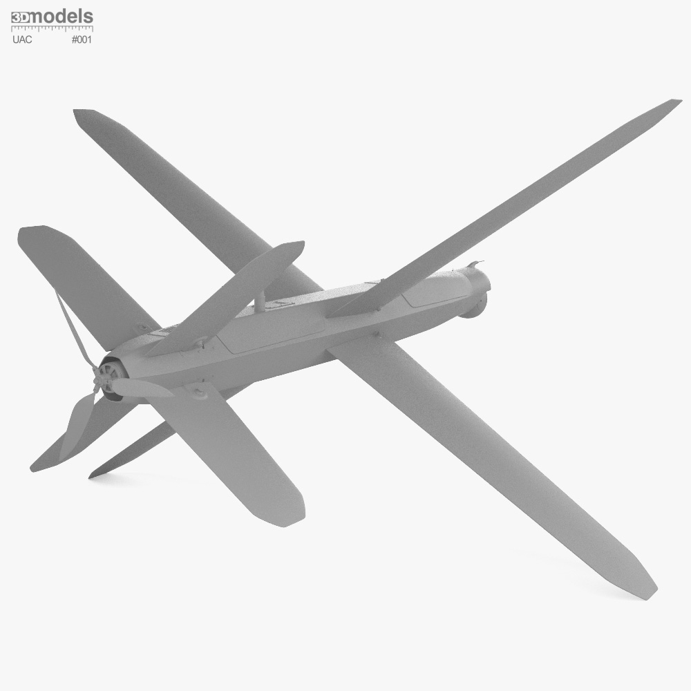 Bulava Mace UAV 3D model - Download UAV on 3DModels.org