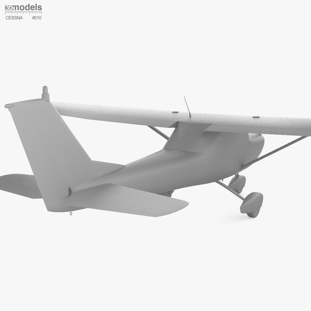 Cessna 150 3D model - Download Light Aircraft on 3DModels.org