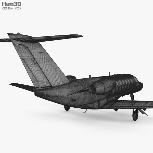 Cessna Citation CJ3 3D model - Download Light Aircraft on 3DModels.org