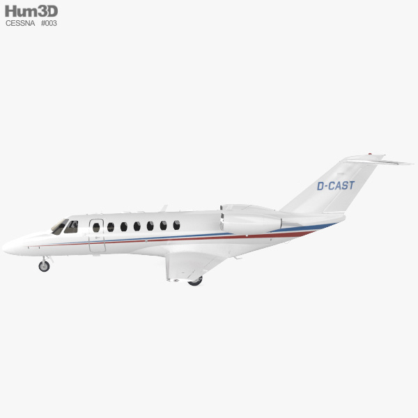 Cessna Citation CJ3 3D model - Download Light Aircraft on 3DModels.org