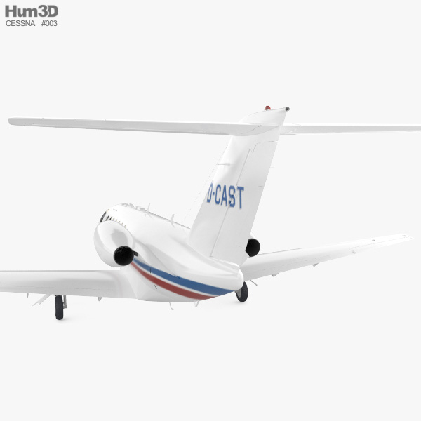 Cessna Citation CJ3 3D model - Download Light Aircraft on 3DModels.org
