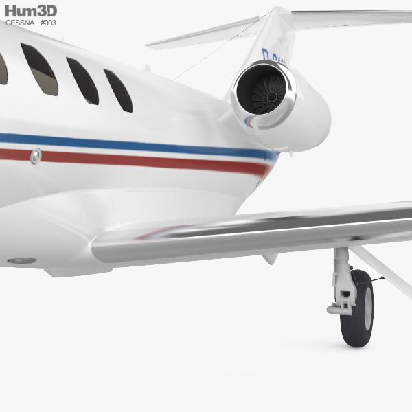 Cessna Citation CJ3 3D model - Download Light Aircraft on 3DModels.org