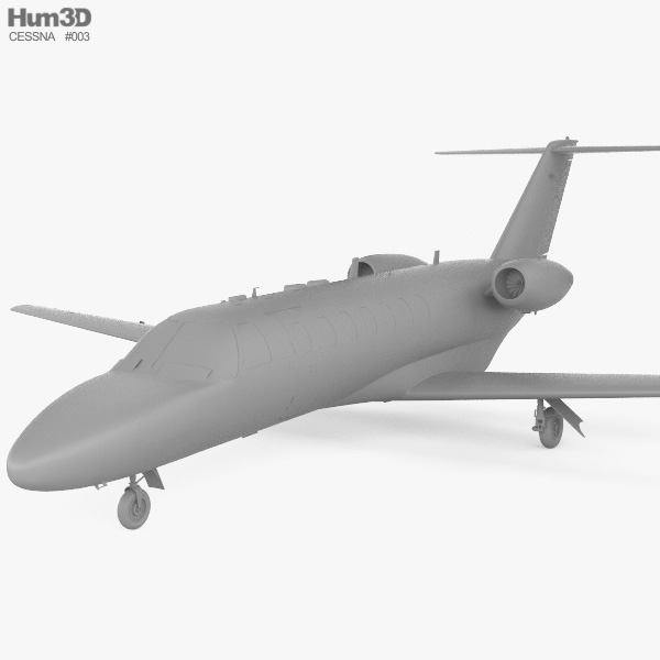 Cessna Citation CJ3 3D model - Download Light Aircraft on 3DModels.org