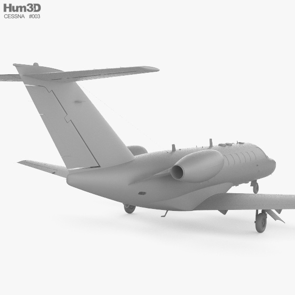 Cessna Citation CJ3 3D model - Download Light Aircraft on 3DModels.org