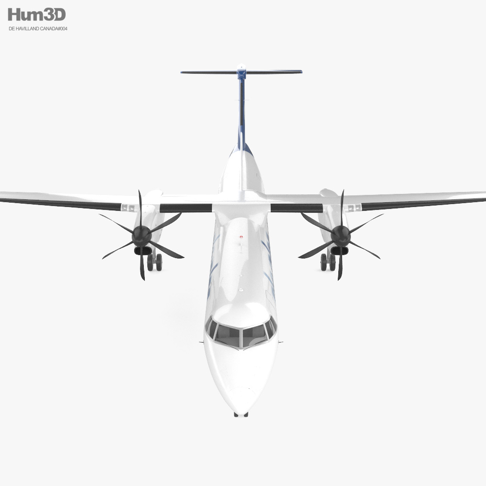 德哈维兰加拿大 DHC-8-400 破折号8 Q400 3D模型 - 下载 民航飛機 on 3DModels.org