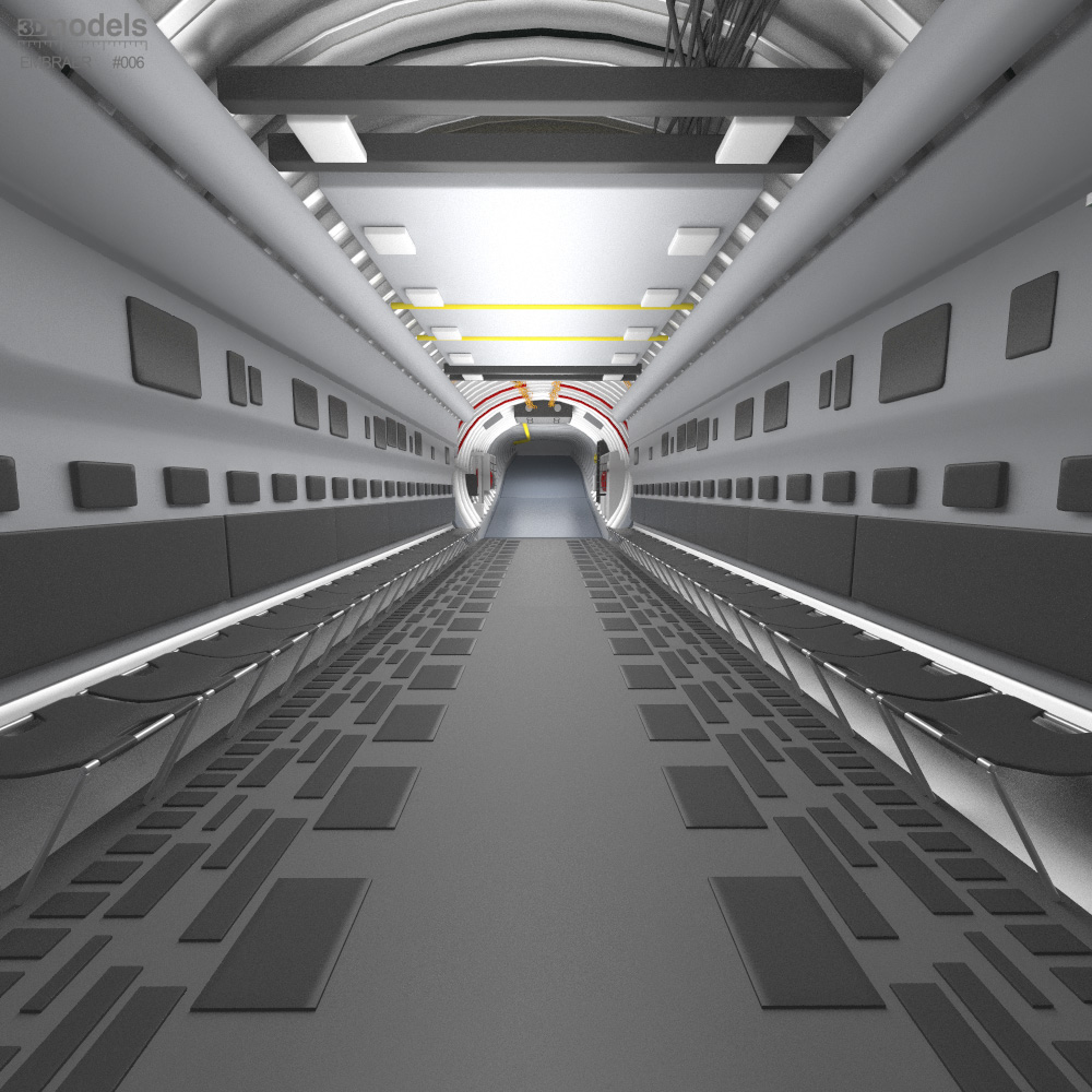 Embraer KC 390 with HQ interior 3D 모델 - 다운로드 화물기 on 3DModels.org