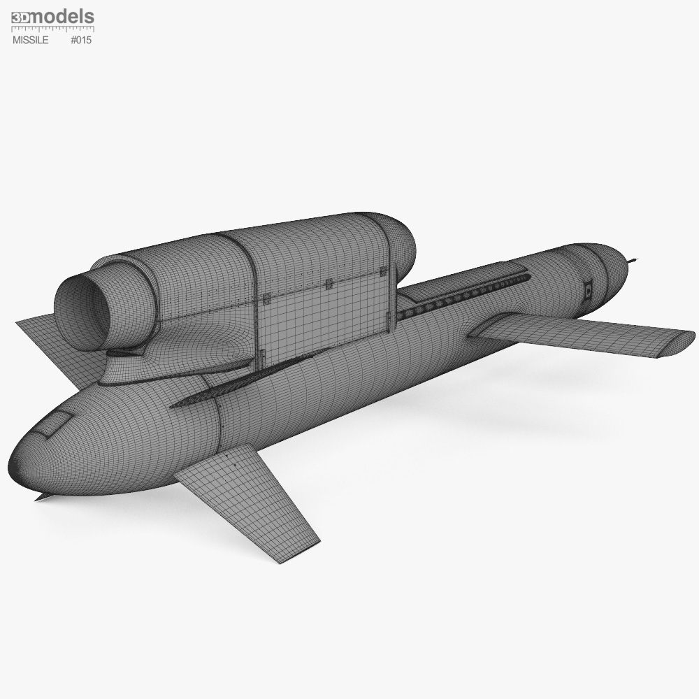 FP-5 Flamingo 3D model - Download Cruise missiles on 3DModels.org