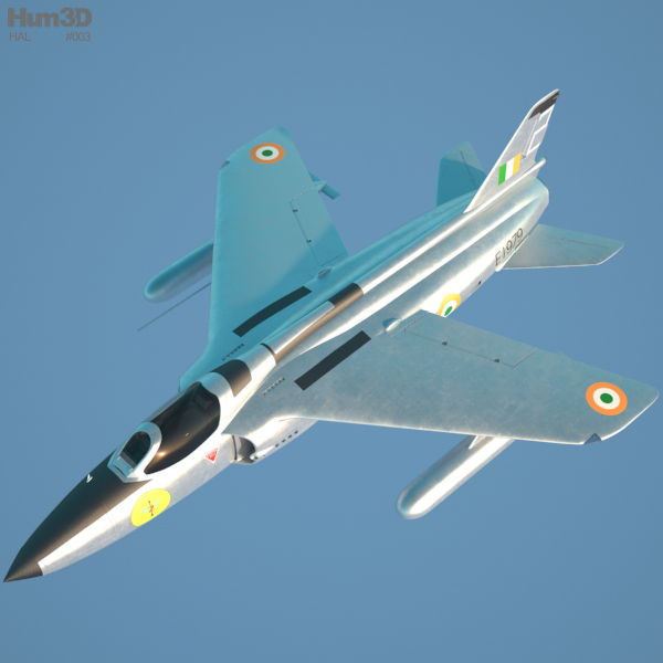 HAL Ajeet 3D model - Download Fighter on 3DModels.org