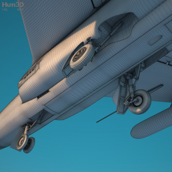HAL Ajeet 3D model - Download Fighter on 3DModels.org