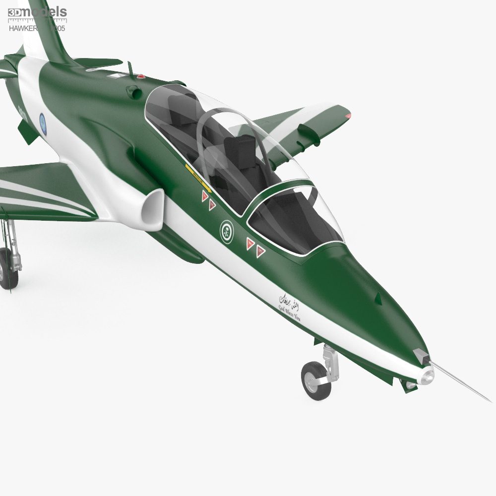 Hawker Siddeley Hawk Mk 65 3D model - Download Fighter on 3DModels.org