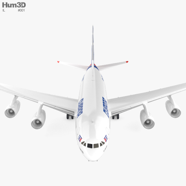 Ilyushin Il-96 3D model - Download Airliner on 3DModels.org