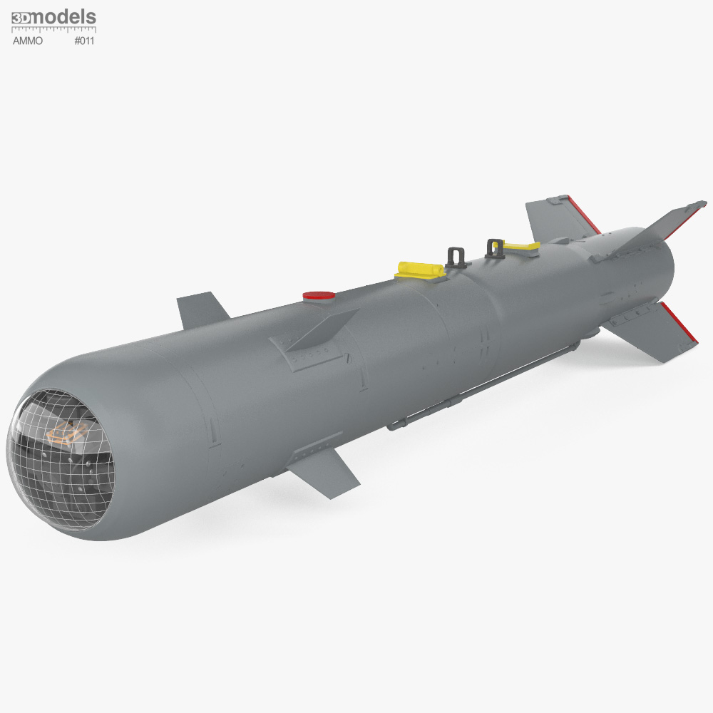 KAB-500 3D model - Download Cruise missiles on 3DModels.org