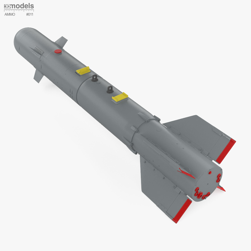 KAB-500 3D model - Download Cruise missiles on 3DModels.org
