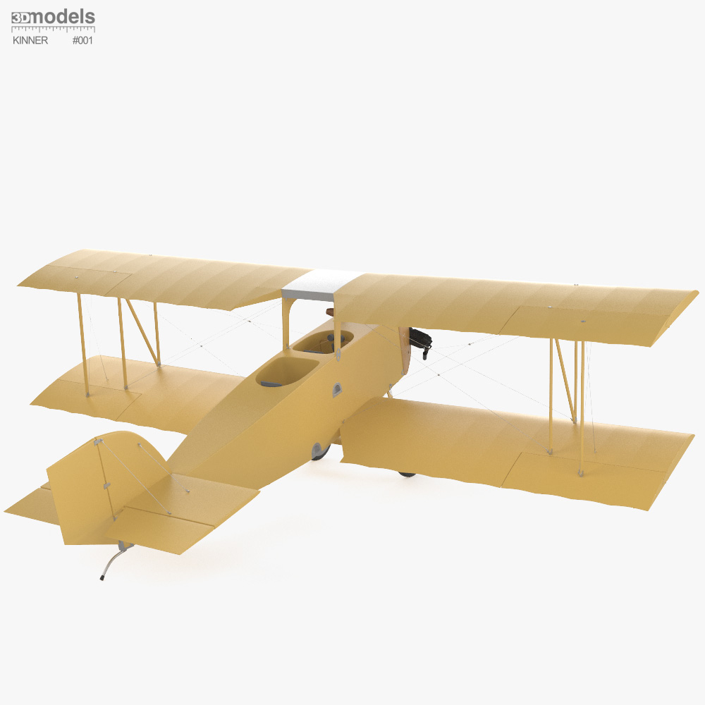 Kinner Airster 3D model - Download Light Aircraft on 3DModels.org