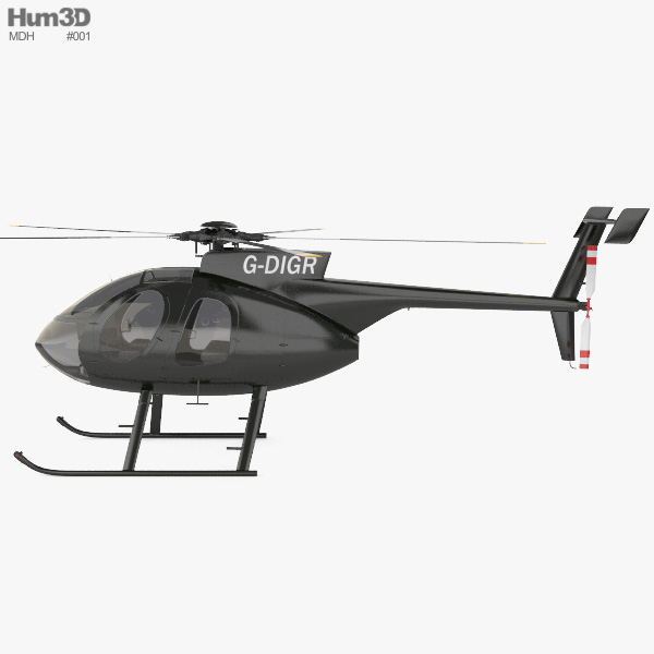 MD Helicopters MD 500 3D model - Download Helicopter on 3DModels.org