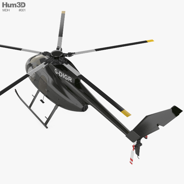 MD Helicopters MD 500 3D model - Download Helicopter on 3DModels.org