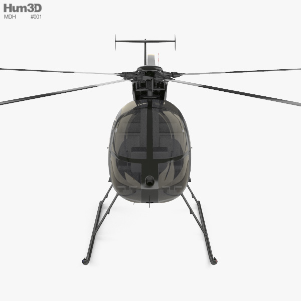 MD Helicopters MD 500 3D model - Download Helicopter on 3DModels.org
