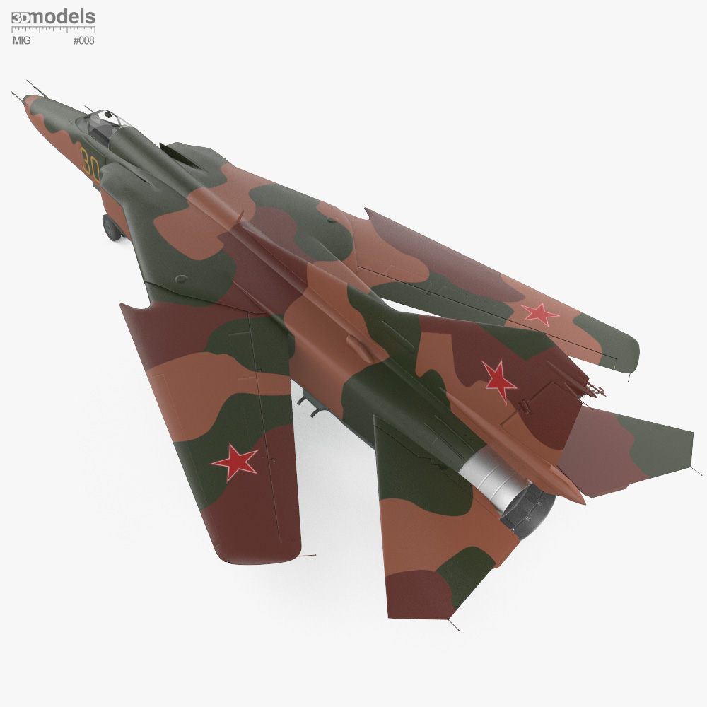 Mikoyan MiG-27 3D model - Download Fighter on 3DModels.org