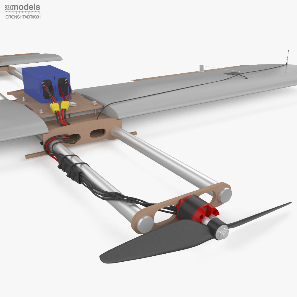 Molniya UAV 3D model - Download UAV on 3DModels.org