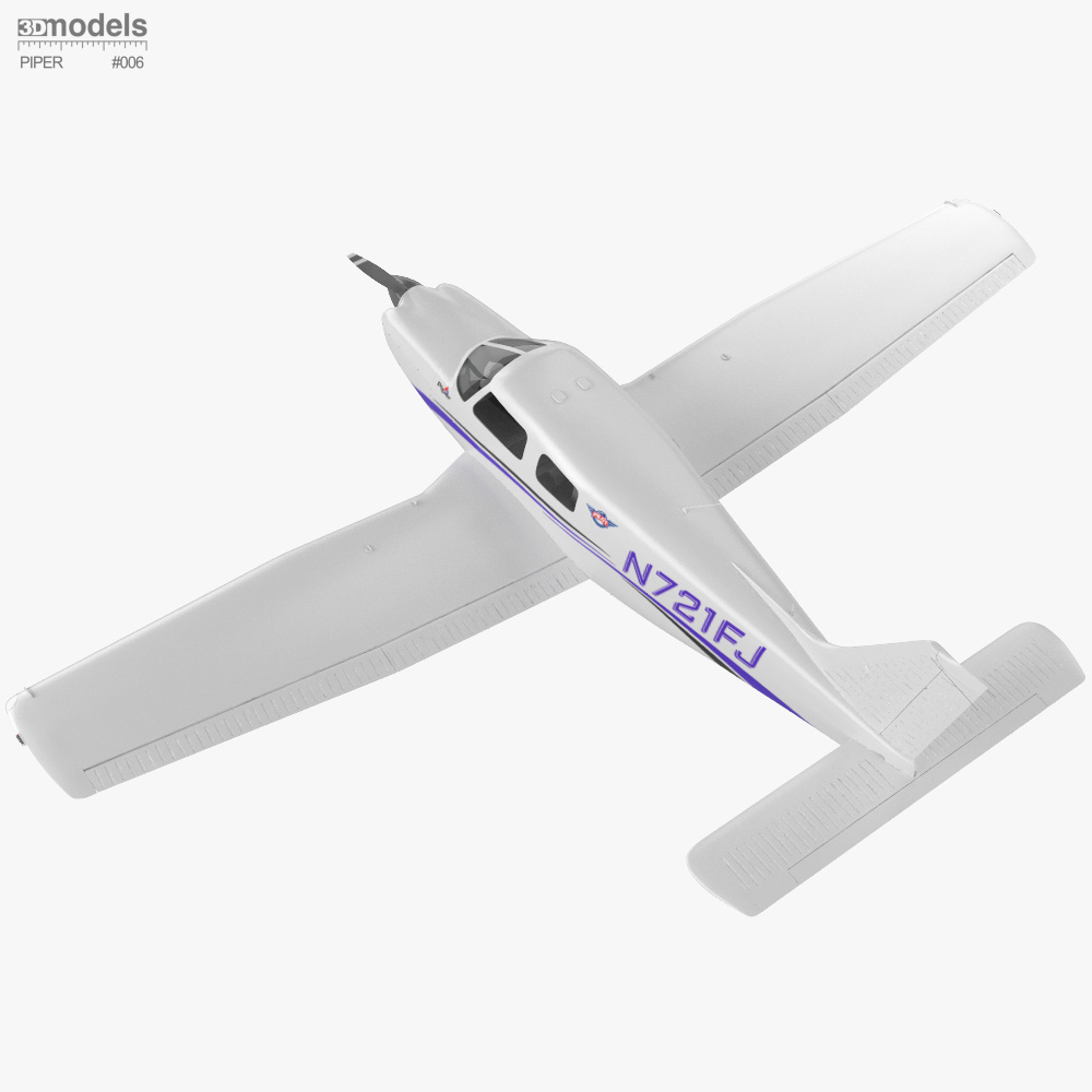 Piper Pilot 100i 3D model - Download Light Aircraft on 3DModels.org