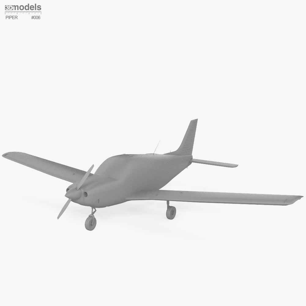 Piper Pilot 100i 3D model - Download Light Aircraft on 3DModels.org