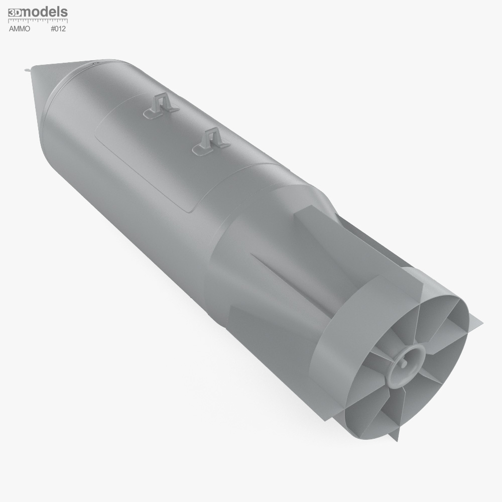 RBK-500 3D model - Download Bombs on 3DModels.org